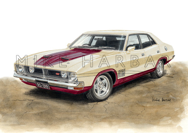 Ford Falcon XB GT 4 Door Sedan – Classic Lines Artist