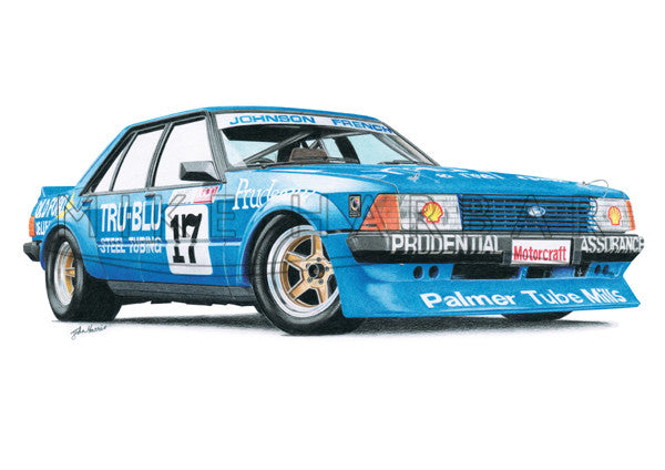 Ford Falcon Tru Blu – Classic Lines Artist