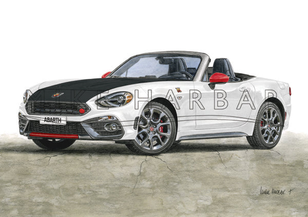 Fiat 124 Abarth – Classic Lines Artist